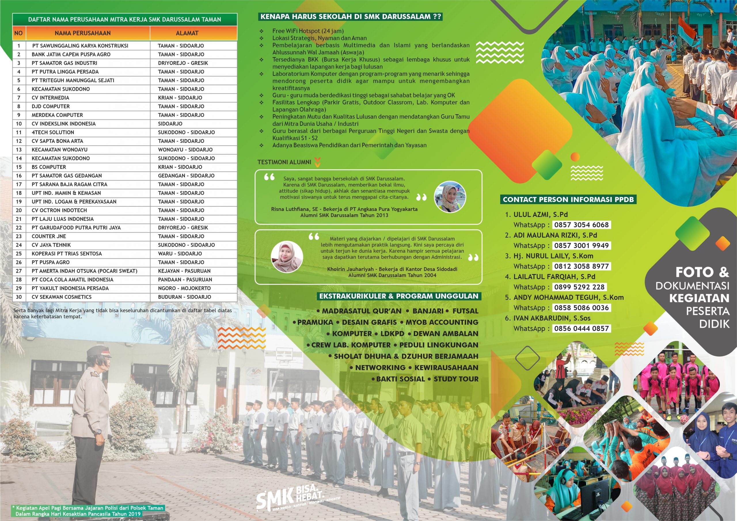 Brosur PPDB – SMK DARUSSALAM