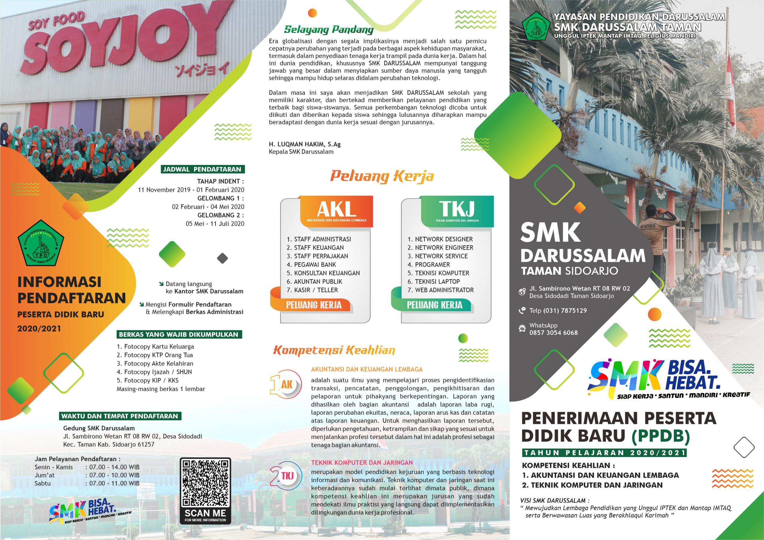 Brosur PPDB – SMK DARUSSALAM